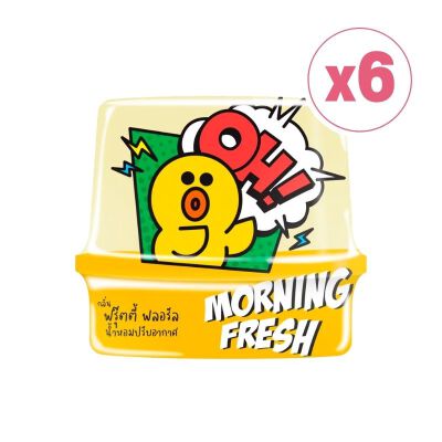 FRESH TIME เจลหอม กลิ่นฟรุ๊ตตี้ฟลอรัล 180 ก. (แพ็ค 6) | OfficeMate