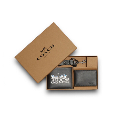 COACH กระเป๋าสตางค์ BOXED 3 IN 1 WALLET GIFT SET C7018QBTKJ | OfficeMate