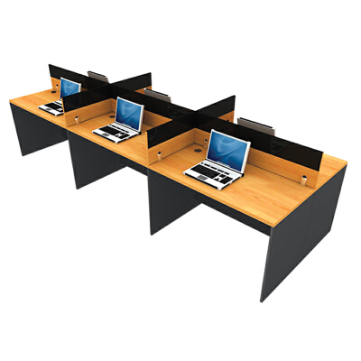 MO-TECH ชุด work system 6 ที่นั่ง (TOP ตรง) MT-WB016 | OfficeMate