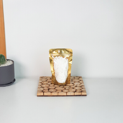 Good Box Pack ถุงซิป ฟอยด์ทอง ทรงตั้ง 9x14ซม. 6แพ็ค 300 ใบ | OfficeMate