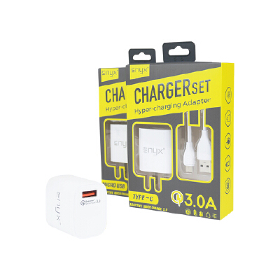 ชุดชาร์จไฟ Quick Charger 3.0 Enyx ES-04 Type-C Set | OfficeMate