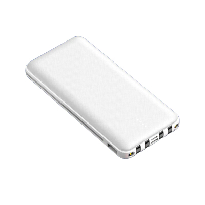 D-POWER POWER BANK GC100 WHITE (10000 MAH) DP | OfficeMate