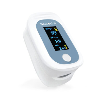 เครื่องวัดออกซิเจนปลายนิ้ว BLUE DOT Pulse oximeter B-PO091 | OfficeMate