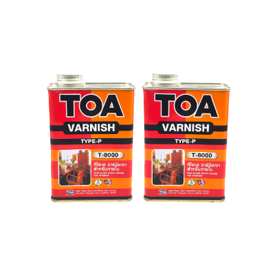 TOA Interior Gloss Varnish Model T-8000 Size 1/4 Clear Color (Pack 2 Gallons) | OfficeMate