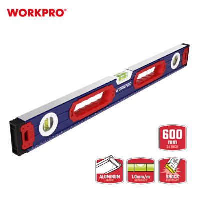 WORKPRO เครื่องวัดระดับน้ำอลูมิเนียม มีแม่เหล็ก รุ่น WP262014 ขนาด 600 ...
