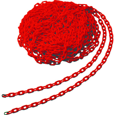 plastic chain red TPC-6R red 6MMX30M | OfficeMate