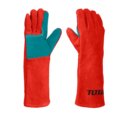 TOTAL ถุงมือหนังป้องกันความร้อน ไร้รอยต่อ รุ่น TSP15161 ยาว 16 นิ้ว ...