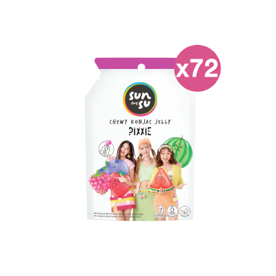 SUNSU เยลลี่บุก กลิ่นมิกซ์เบอรี่และแตงโม แพ็ก 72 | OfficeMate
