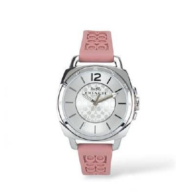 COACH นาฬิกาข้อมือผู้หญิง รุ่น 14503876 ขนาด 34 มม. สีชมพูและเงิน ...