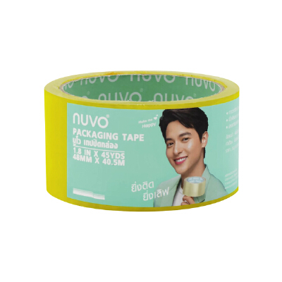 NUVO เทป OPP สีเหลือง ขนาด 48 มม.x45 หลา | OfficeMate
