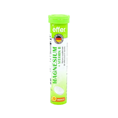 EFFER เอฟเฟอร์ แมกนีเซียม พลัสวิตามินบี 20 เม็ด | OfficeMate