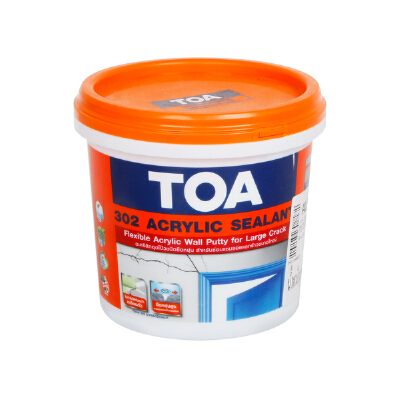 TOA อะคริลิคโป๊ว 302 รุ่น Acrylic Sealant สีขาว ขนาด 1 กก. | OfficeMate