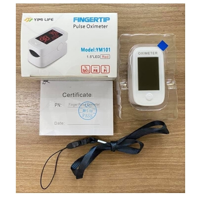 YIMI LIFE เครื่องออกซิเจนในเลือด รุ่น YM101 สีขาว | OfficeMate