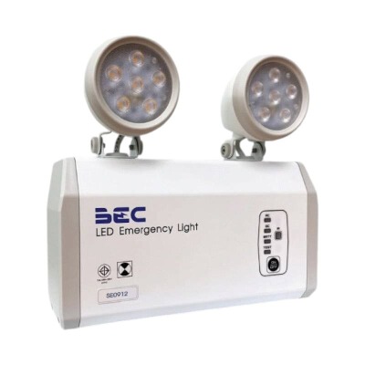 BEC ไฟฉุกเฉิน LED 2x9W รุ่น Emergency-SE0912 แสงขาว 6500K แบตเตอรี่ ...