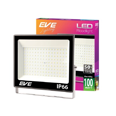 EVE LIGHTING โคมฟลัดไลท์ LED 100W สี Daylight | OfficeMate