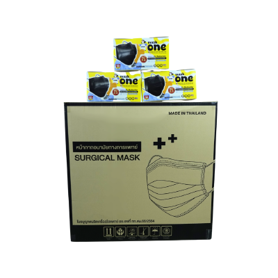 SMM หน้ากากอนามัย 3 ชั้นรุ่น MASK ONE สีดำ ลัง | OfficeMate