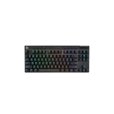 LOGITECH WIRELESS/BLUETOOTH KEYBOARD PRO X TKL TACTILE 87 KEYS RGB ...