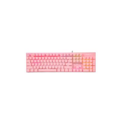 AULA KEYBOARD S2022 PINK BLUE-SWITCH 104 KEYS RAINBOW BACKLIGHT ...