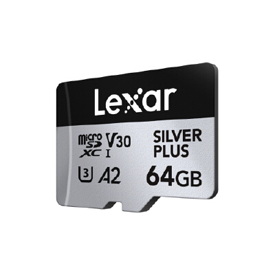 LEXAR เมมโมรี่การ์ด รุ่น SILVER PLUS สีเงิน ขนาด 64GB | OfficeMate
