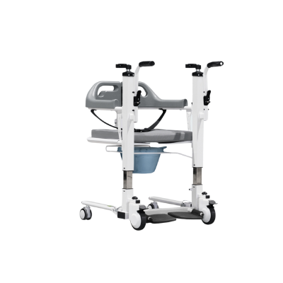 Eazy Care เก้าอี้เคลื่อนย้าย รถเข็นอาบน้ำ รุ่น Flexi ระบบไกรหมุนปรับมือ สีเทา | OfficeMate