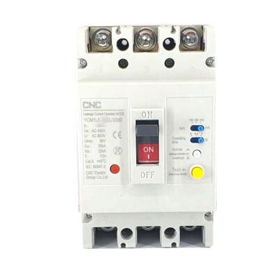 CNC ELECTRIC เบรกเกอร์กันดูด 250A 3P RCBO MCCB AC 3เฟส รุ่น RCBO-3P ...