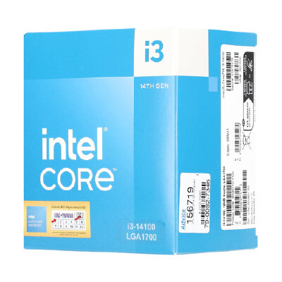 INTEL CPU CORE I3-14100 LGA 1700 QUAD-CORE WITH COOLER 3.5GHz | OfficeMate