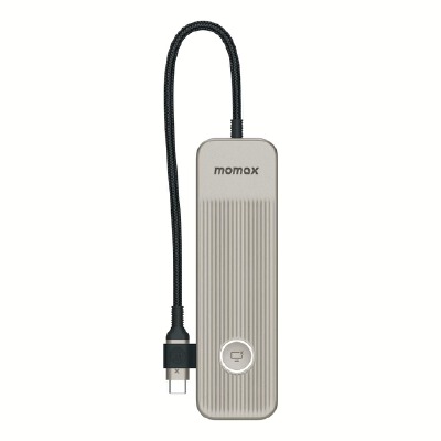 MOMAX อุปกรณ์เชื่อมต่อ รุ่น One Link Hub 8-in-1 USB-C 100W PD สีเทา ...