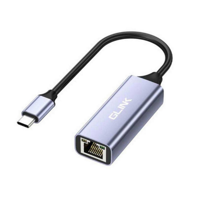 GLINK อะแดปเตอร์ Type-C to RJ45 รุ่น GL-041C | OfficeMate