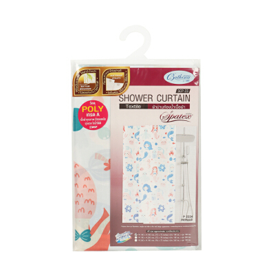 WSP ผ้าม่านห้องน้ำ พิมพ์ลาย รุ่น SCP-23/P2334 ขนาด 180 x 180 ซม. ...