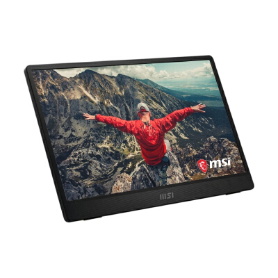 MSI PORTABLE MONITOR PRO MP161 E2U (IPS, USB-C, Mini HDMI) 60Hz ขนาด 15 ...