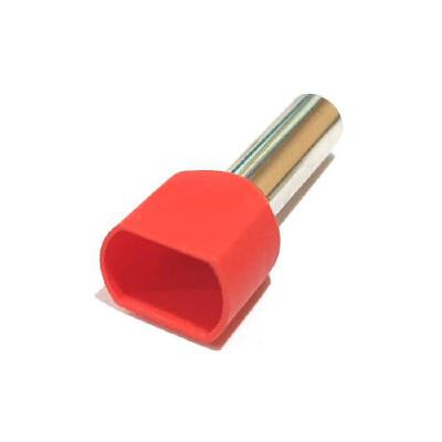 TKS TERMINAL หางปลากลม คอร์ดเอ็น เส้นคู่ มีฉนวน รุ่น TE7510-RED ขนาด 0. ...